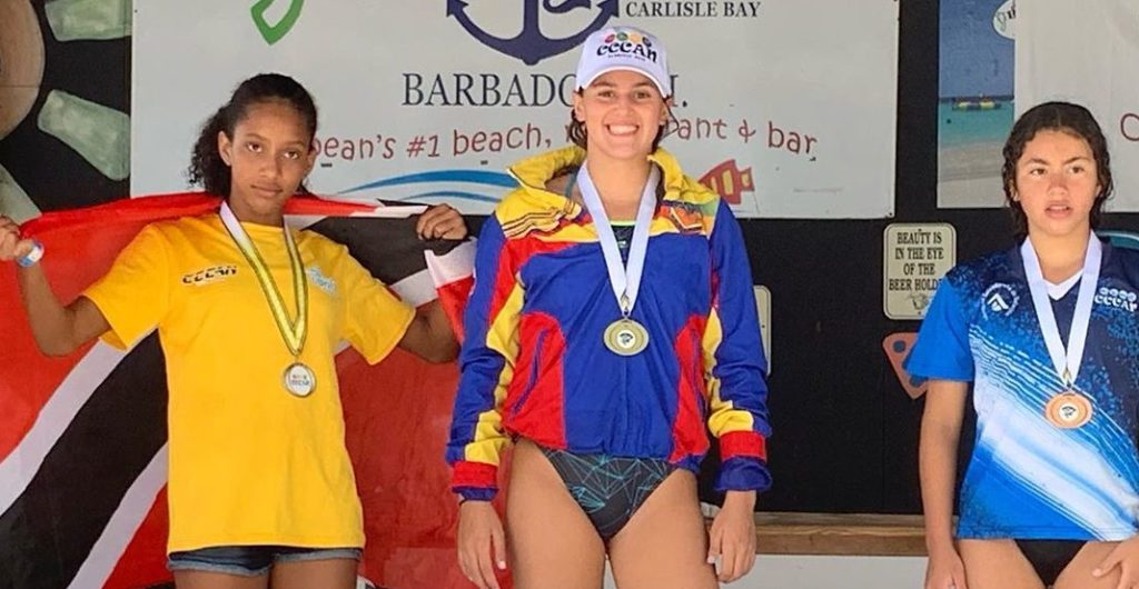 Antonella Vivas medalla oro en Aguas Abiertas Centroamericano 2019 ...